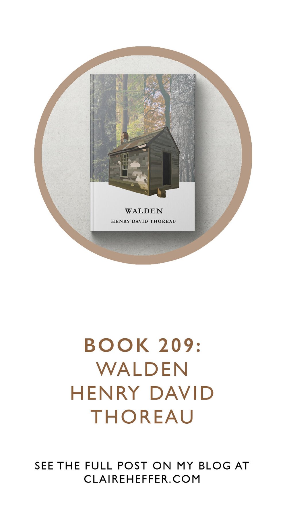 BOOK 209: WALDEN: HENRY DAVID THOREAU — CLAIRE HEFFER DESIGN