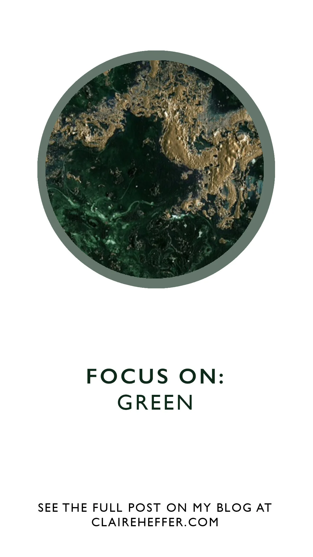 FOCUS ON: GREEN — CLAIRE HEFFER DESIGN