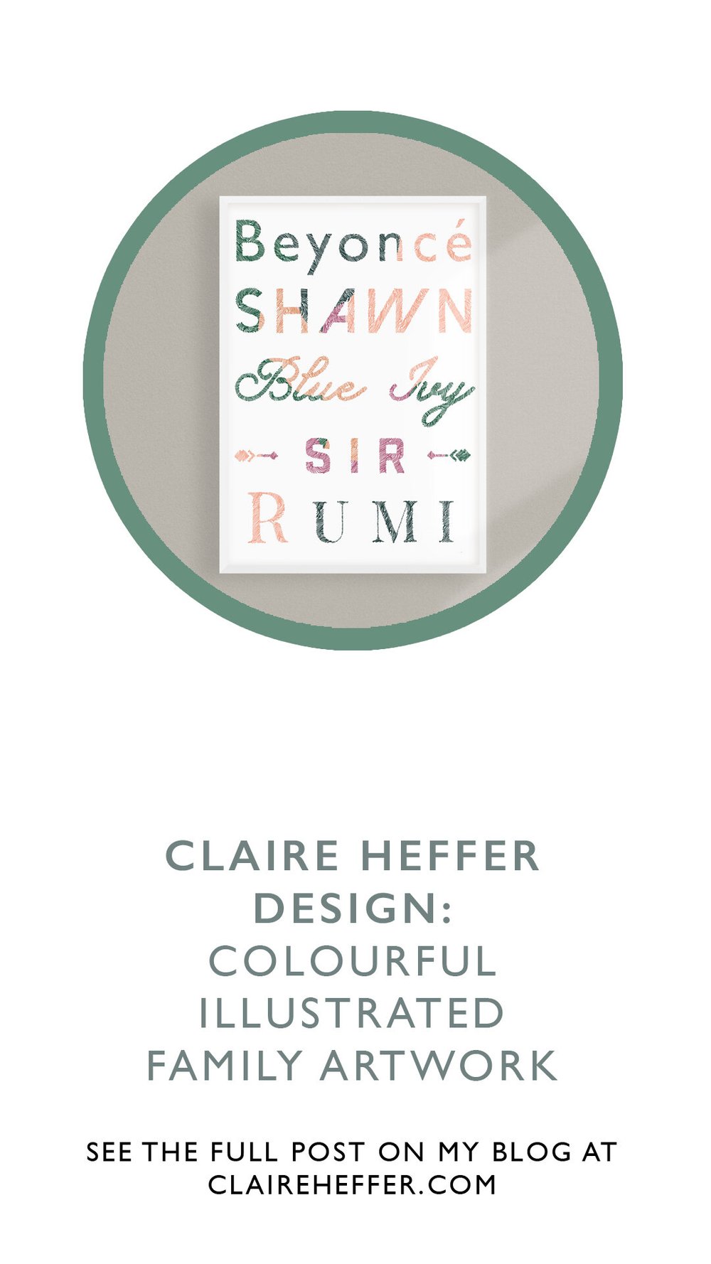 CLAIRE HEFFER DESIGN: COLOURFUL ILLUSTRATED FAMILY ARTWORK — CLAIRE ...