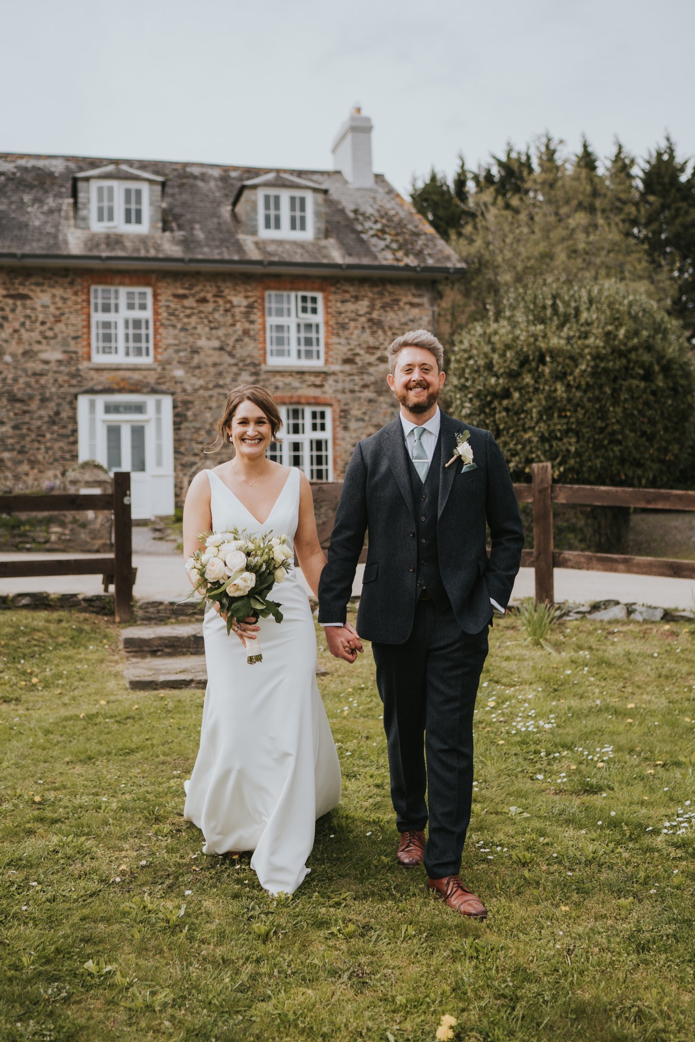 Real Bride Laure wears Sarah Seven wedding dress from our Hoxton bridal ...