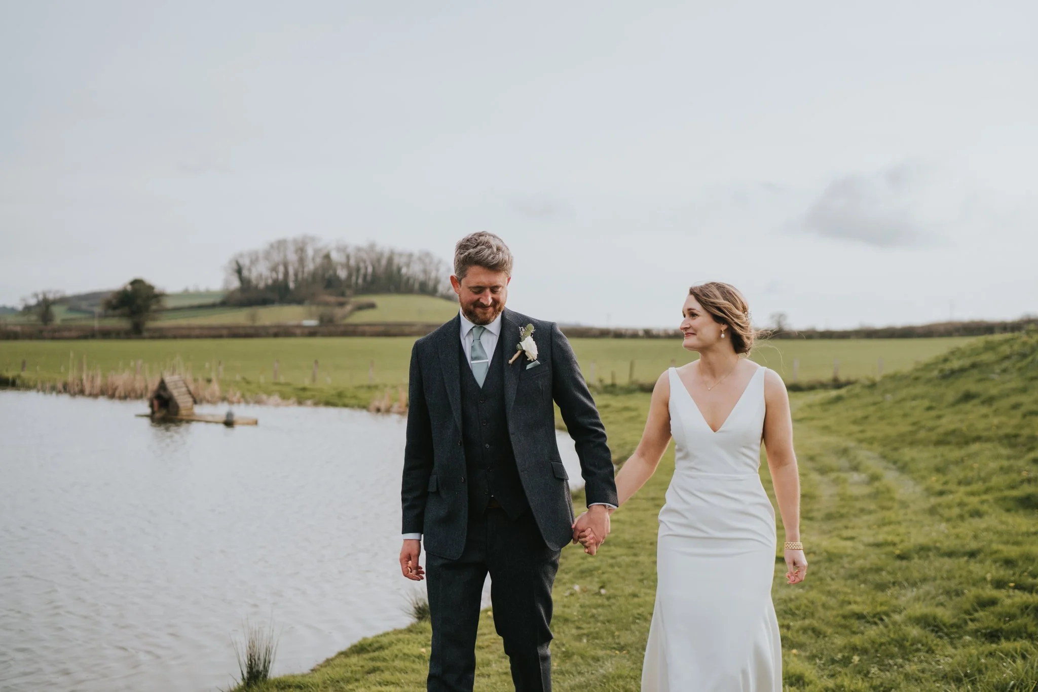 Real Bride Laure wears Sarah Seven wedding dress from our Hoxton bridal ...
