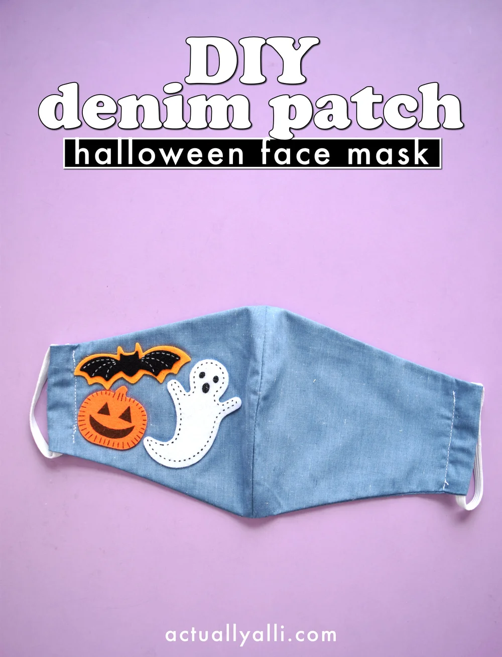 5 Easy DIY Halloween Face Masks — Actually Alli | DIY, Home Decor ...