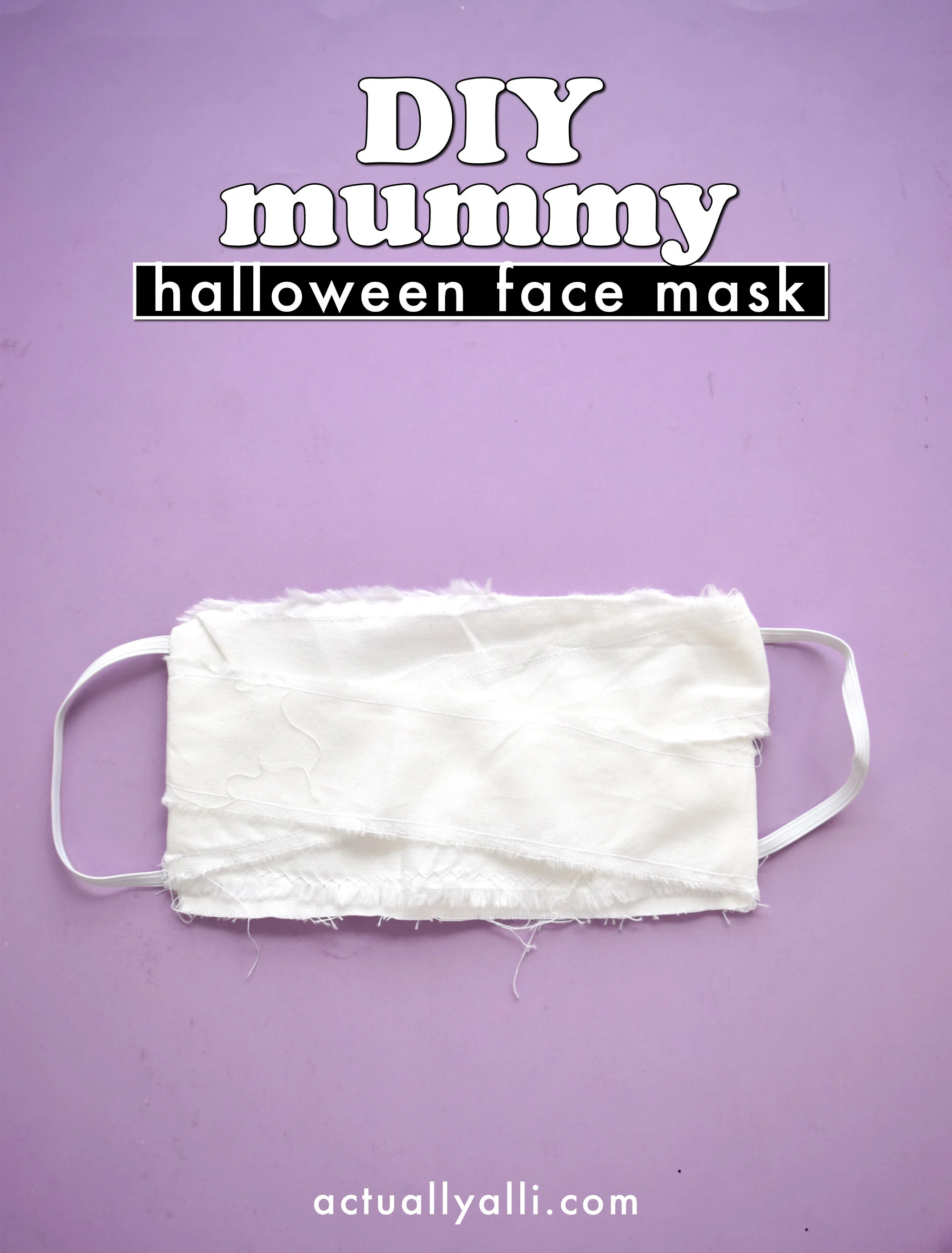 5 Easy DIY Halloween Face Masks — Actually Alli | DIY, Home Decor ...