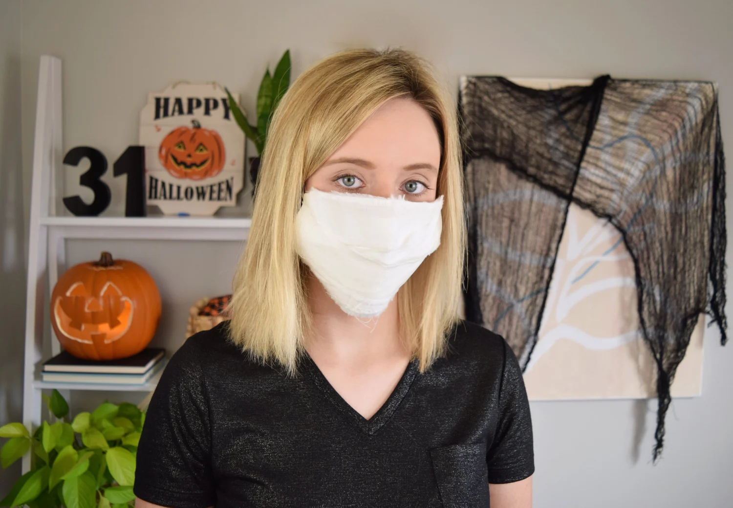 5 Easy DIY Halloween Face Masks — Actually Alli | DIY, Home Decor ...