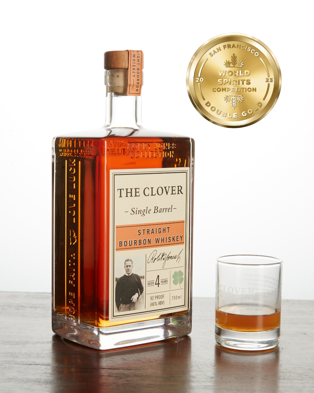 The Clover Straight Bourbon Whiskey Wins Double Gold at 2023 San ...