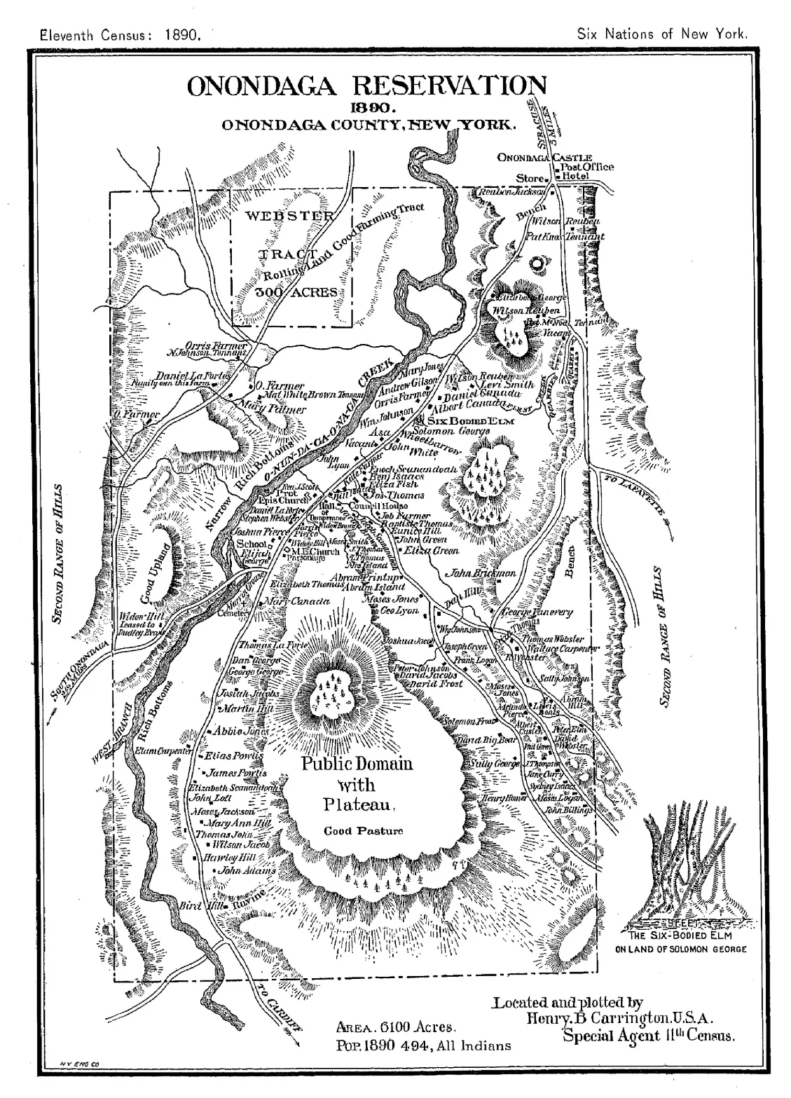 Iroquois Village Layout