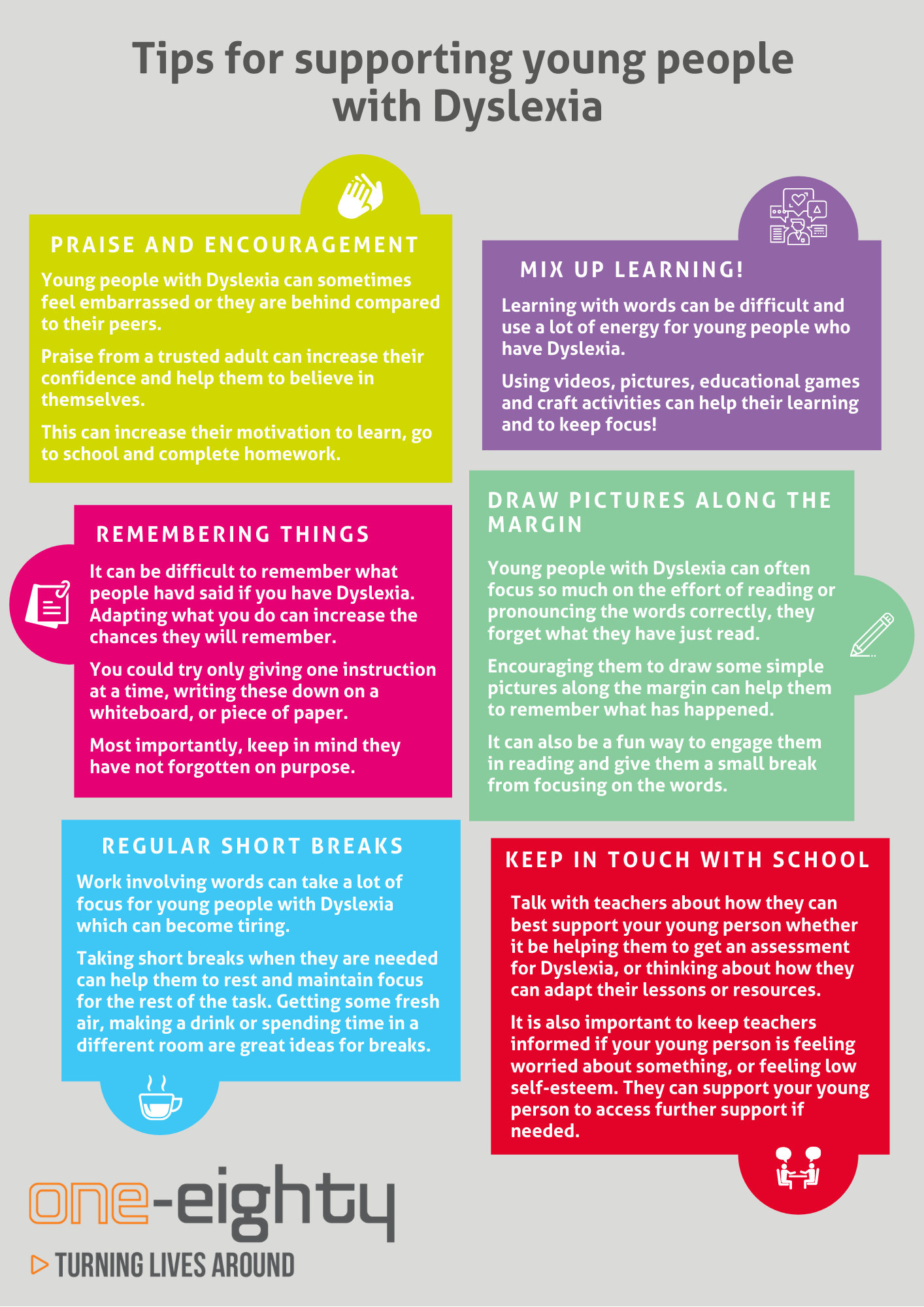 Supporting Young People with Dyslexia — One-Eighty