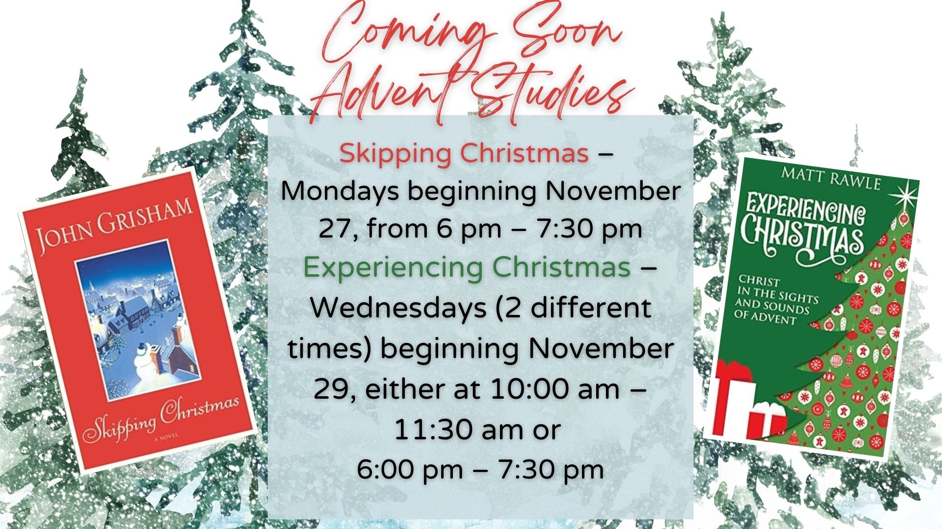 Upcoming Events — Stonybrook Church