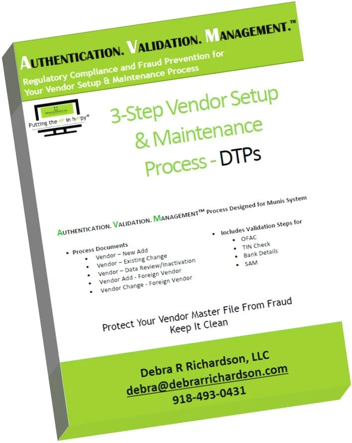Vendor Banking Form - Avoid Business Email Compromise
