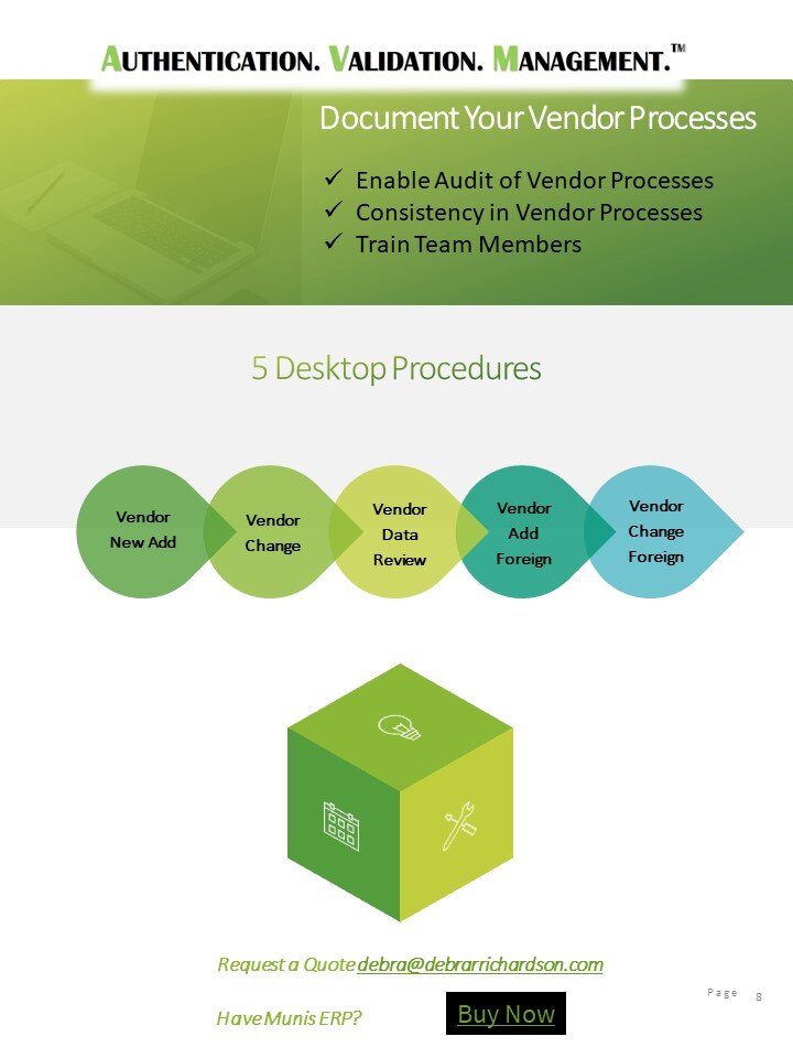 Vendor Banking Form Template