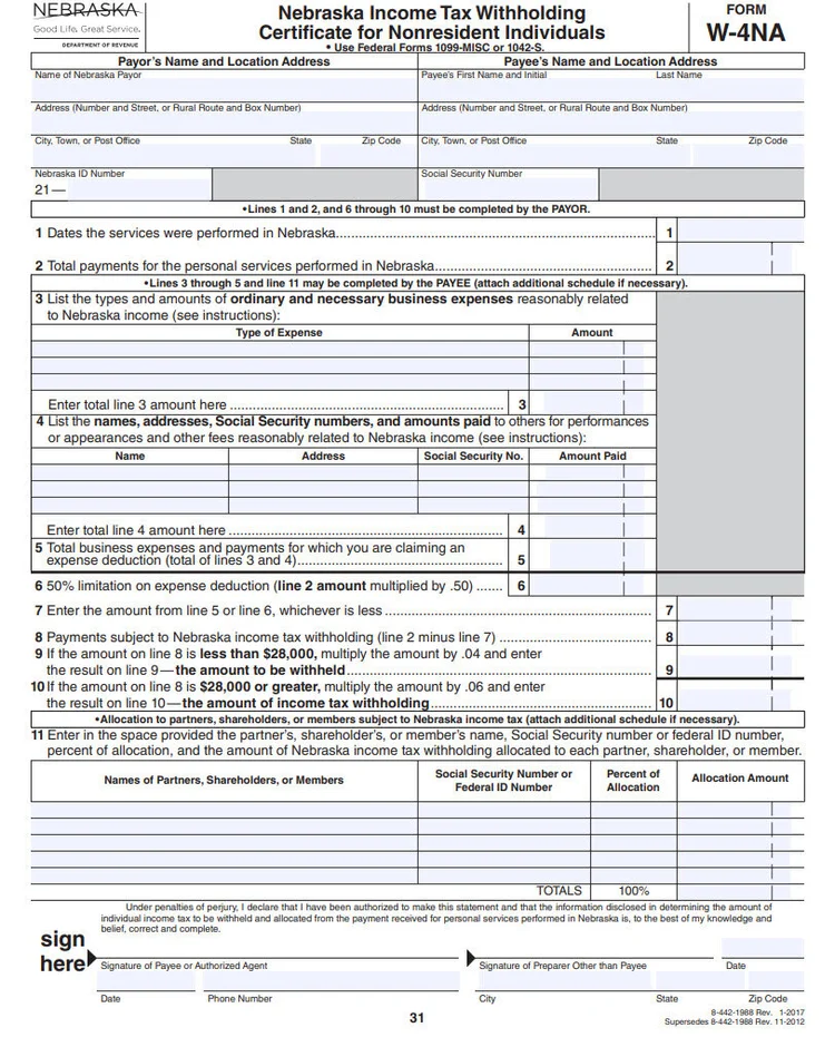 Do You Need to Collect the NC W-4NA Form When Setting Up New Vendors?