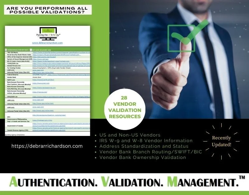Download the free Vendor Validation Reference List. - Vendor Process Best Practices