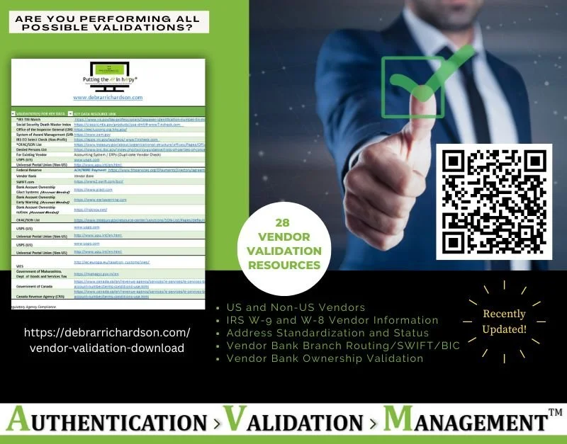 Download the free Vendor Validation Reference List. - Vendor Process ...