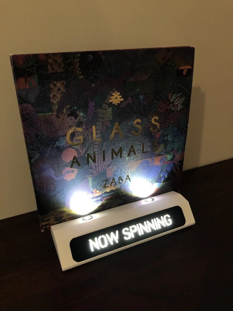 Now Playing Album Cover Display Bari Cube Now Spinning Stand Single ...