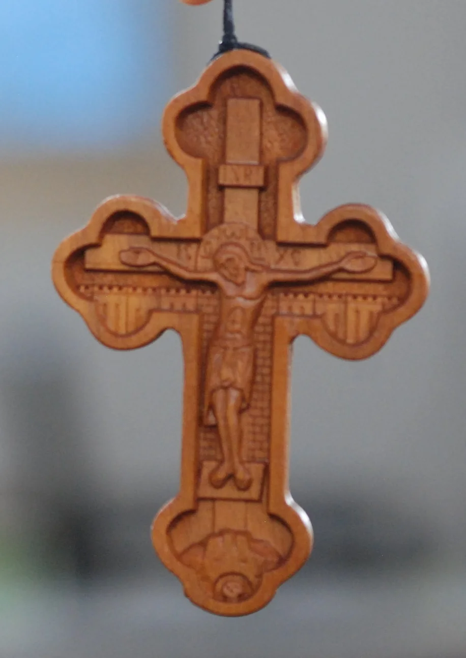Pectoral Wood Cross — Dormition Monastery Giftshop