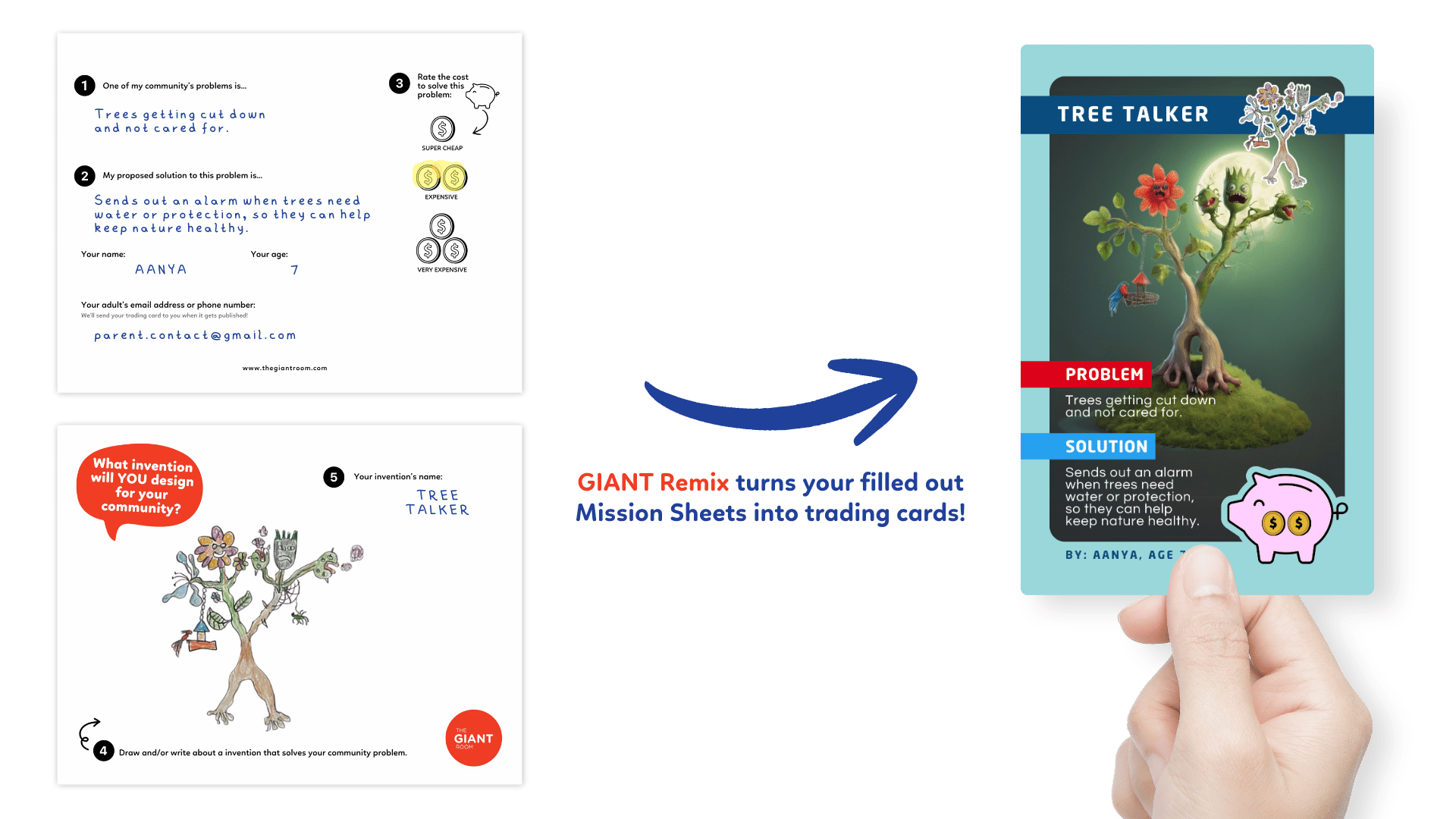 Design Community Invention Trading Cards at Gunn Memorial Public ...