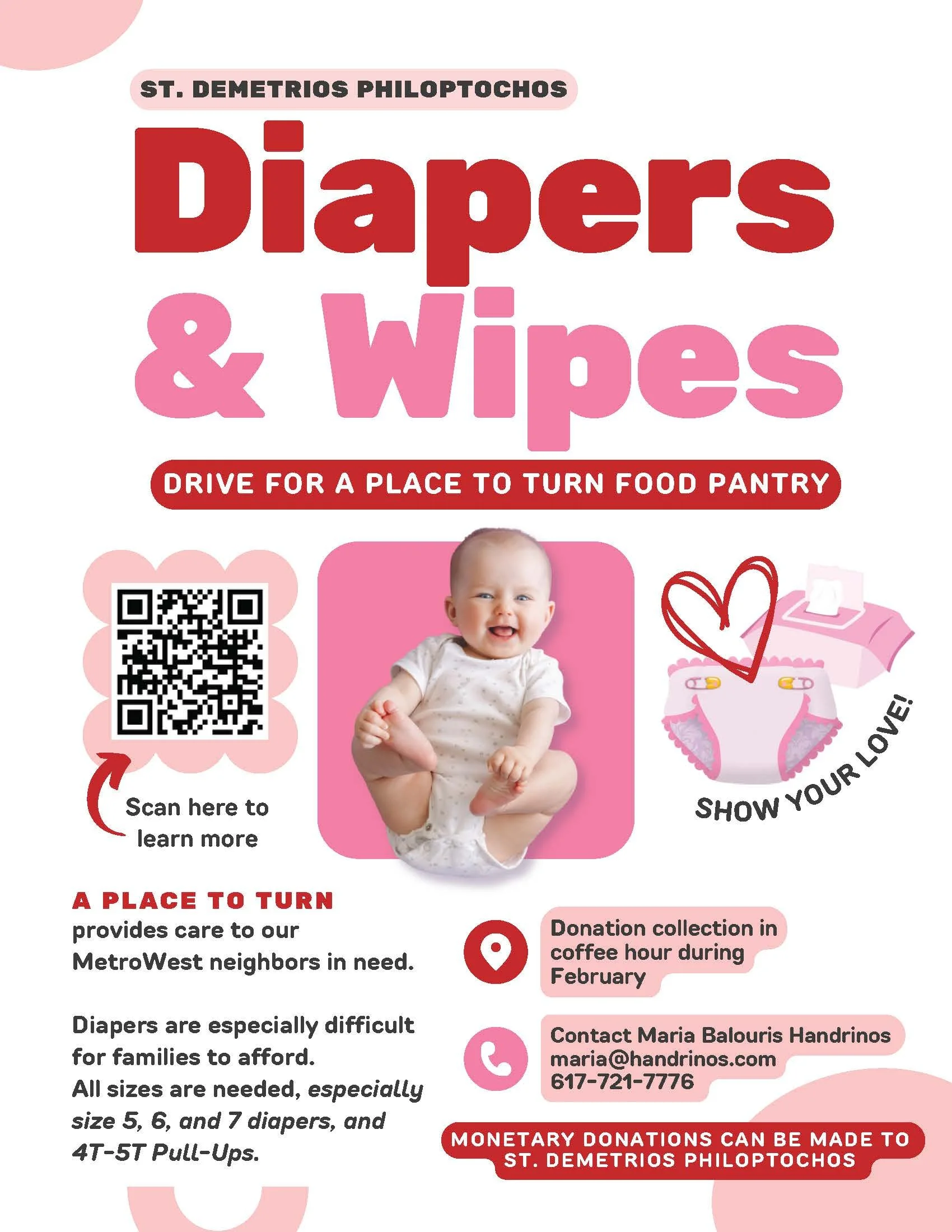 Diapers and Wipes Drive — St. Demetrios