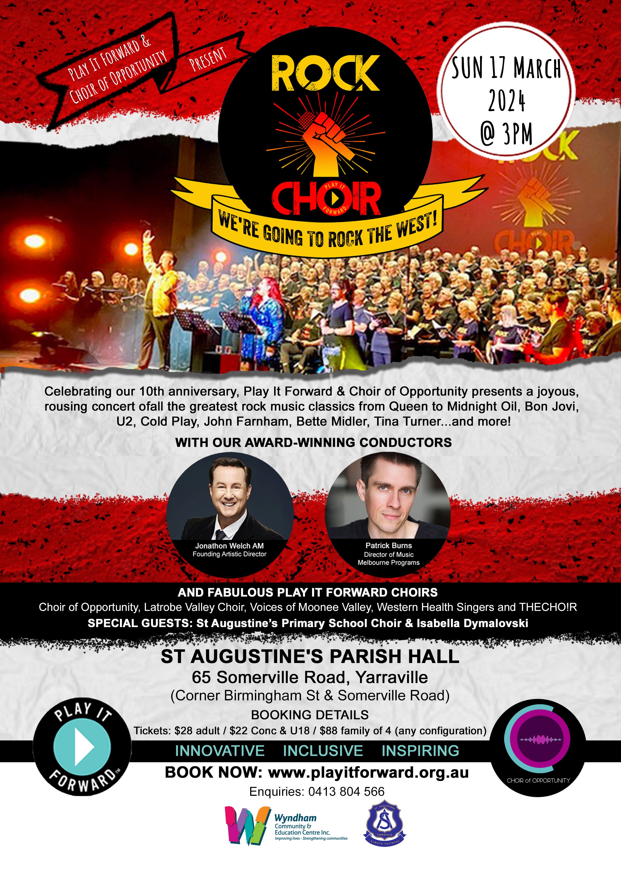 PLAY IT FORWARD — Rock Choir
