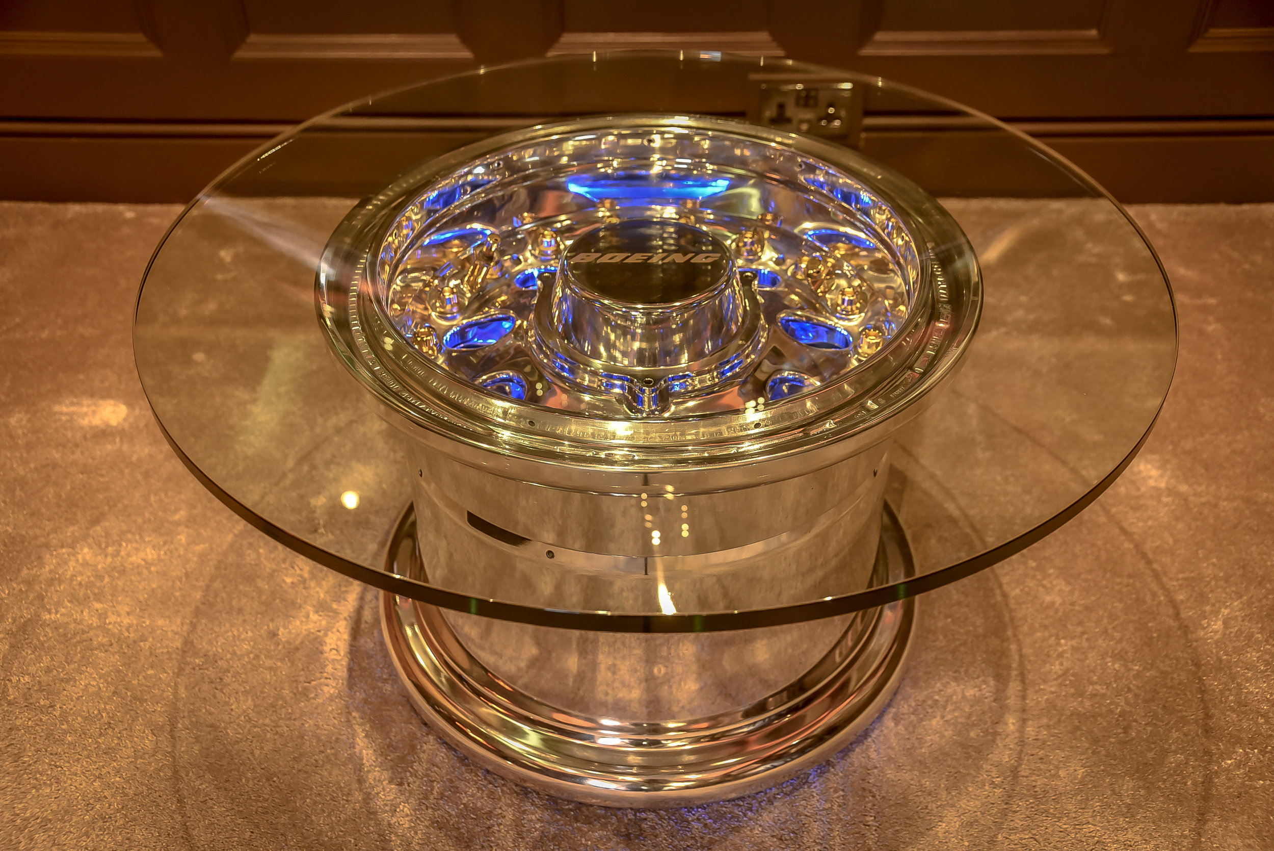 Boeing 747 wheel — Final Flight Furniture