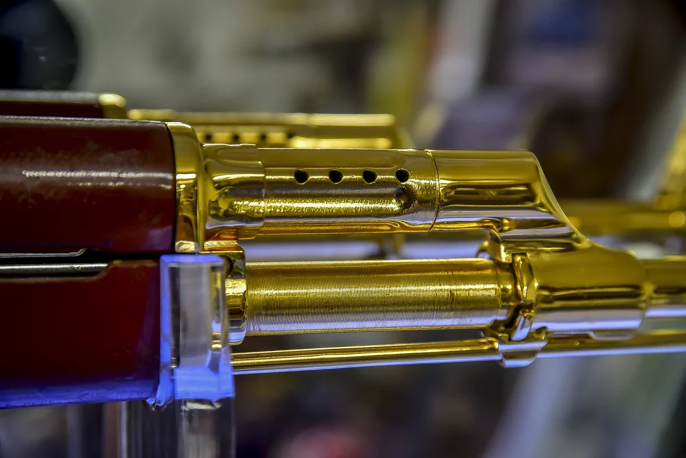 Gold Ak 47 Wallpaper