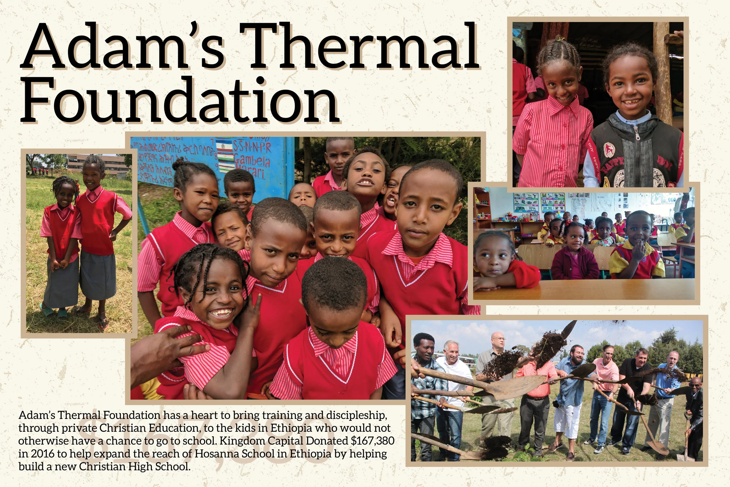Adams Thermal Foundation - Ethiopia Update — Kingdom Capital Fund