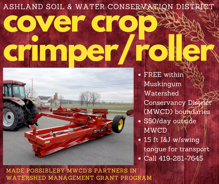 Head for Cover! New Crimper Roller & Interseeder available for Ashland ...