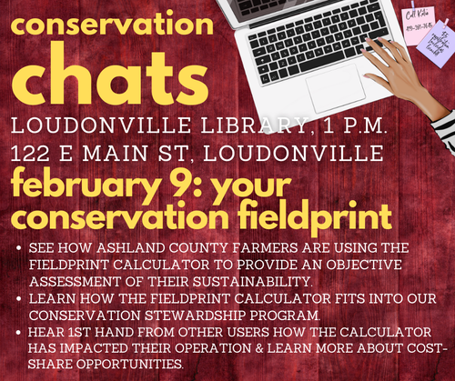 Check Out Your Conservation Fieldprint February 9 — Ashland SWCD
