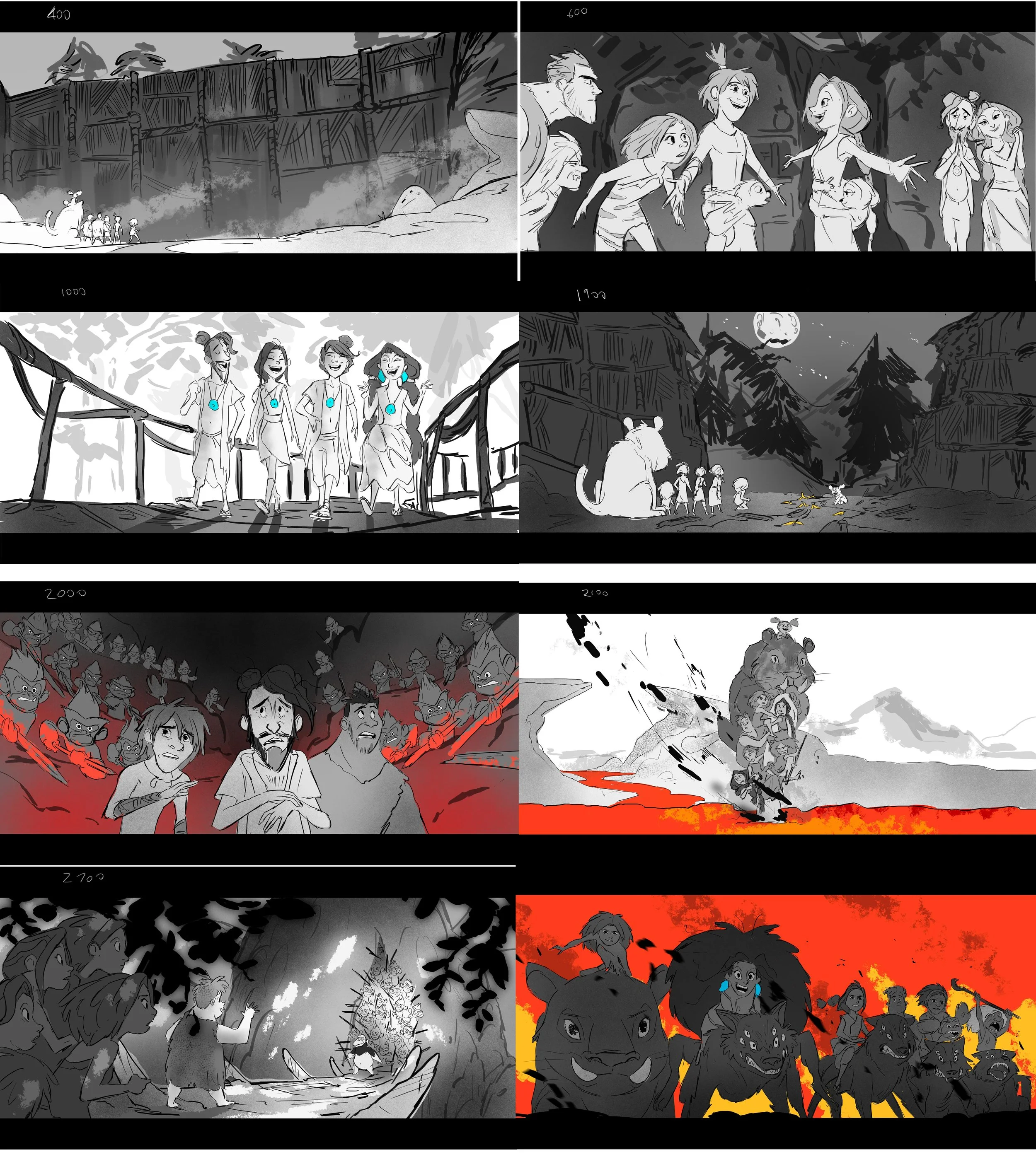 Dreamworks Animation Storyboards — Toniko Pantoja