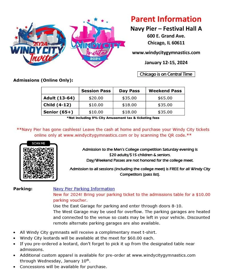 Parent Info — Windy City Invitational