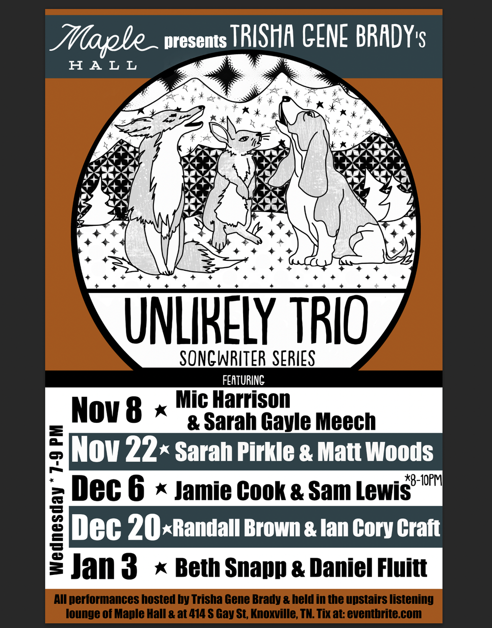 Unlikely Trio — Trisha Gene Brady