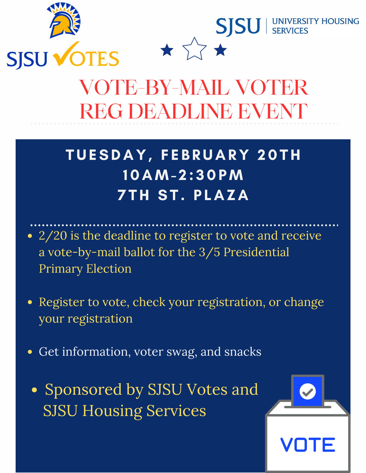 Events — SJSU Votes