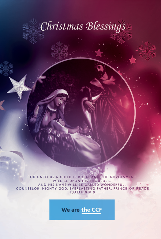 A Christmas Message from Fiona Bruce MP — The CCF