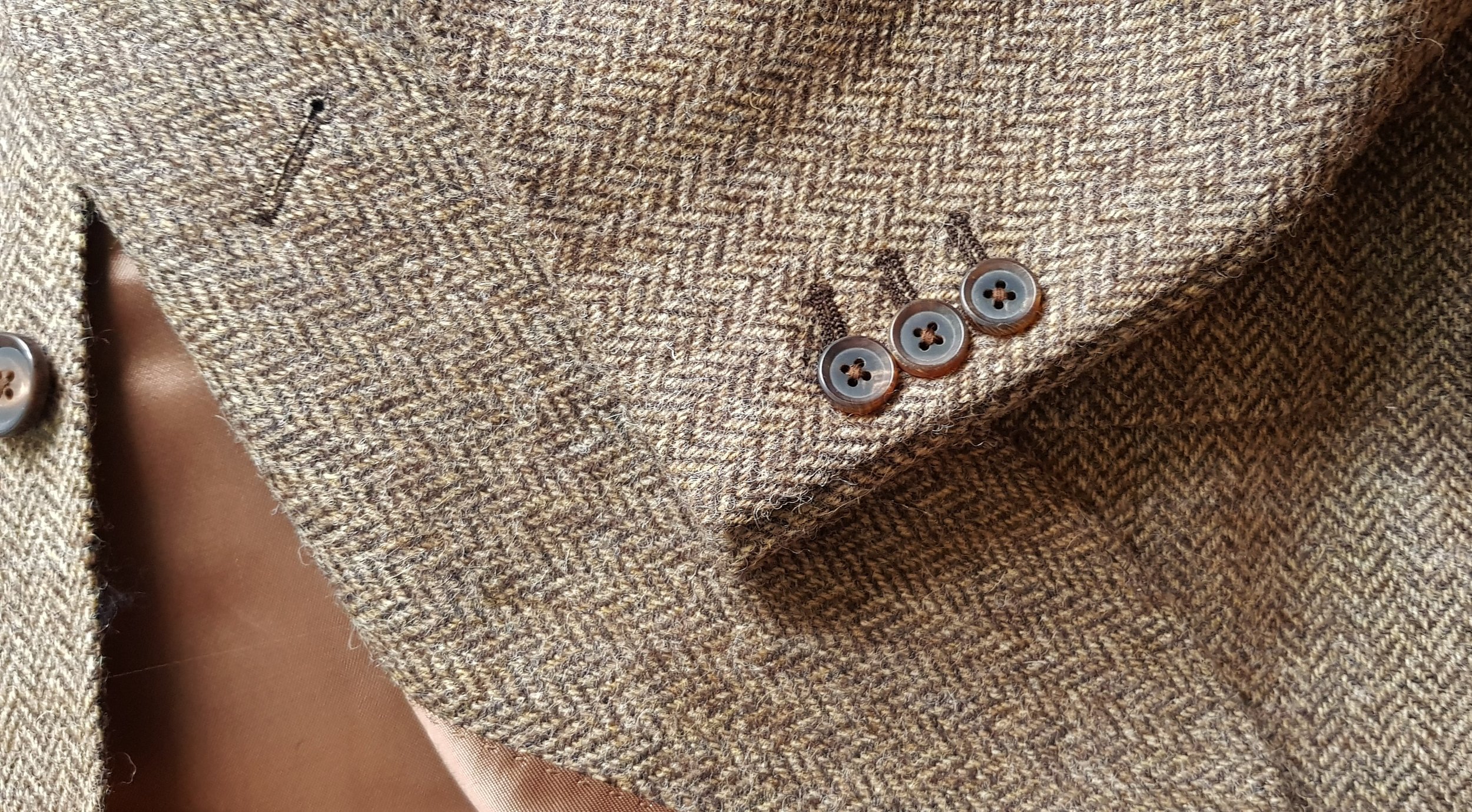 Brown Herringbone Shetland Tweed 3 Piece Suit — TWEED ADDICT