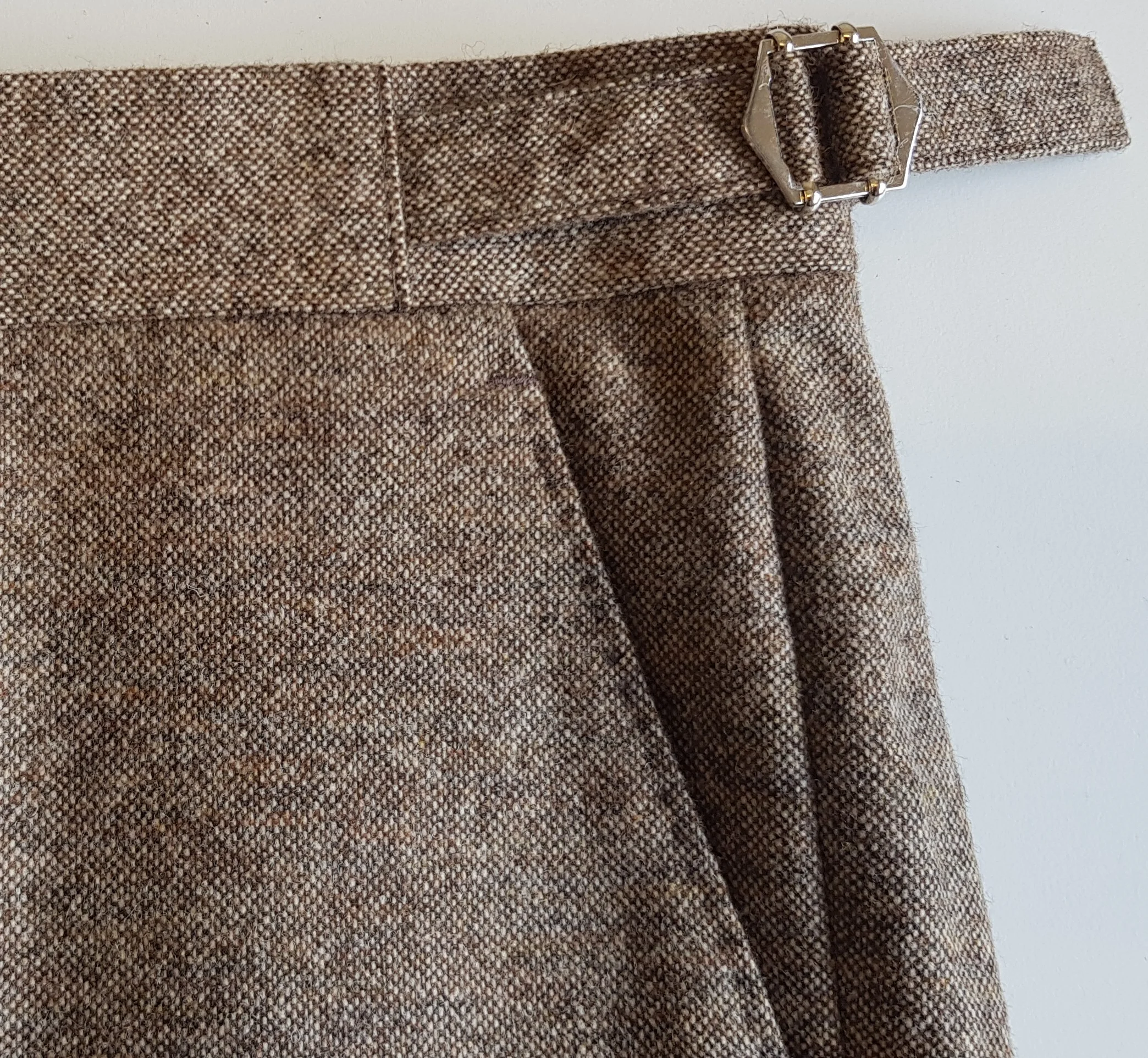 3 Piece Tweed Suit in Light Brown Lambswool — TWEED ADDICT