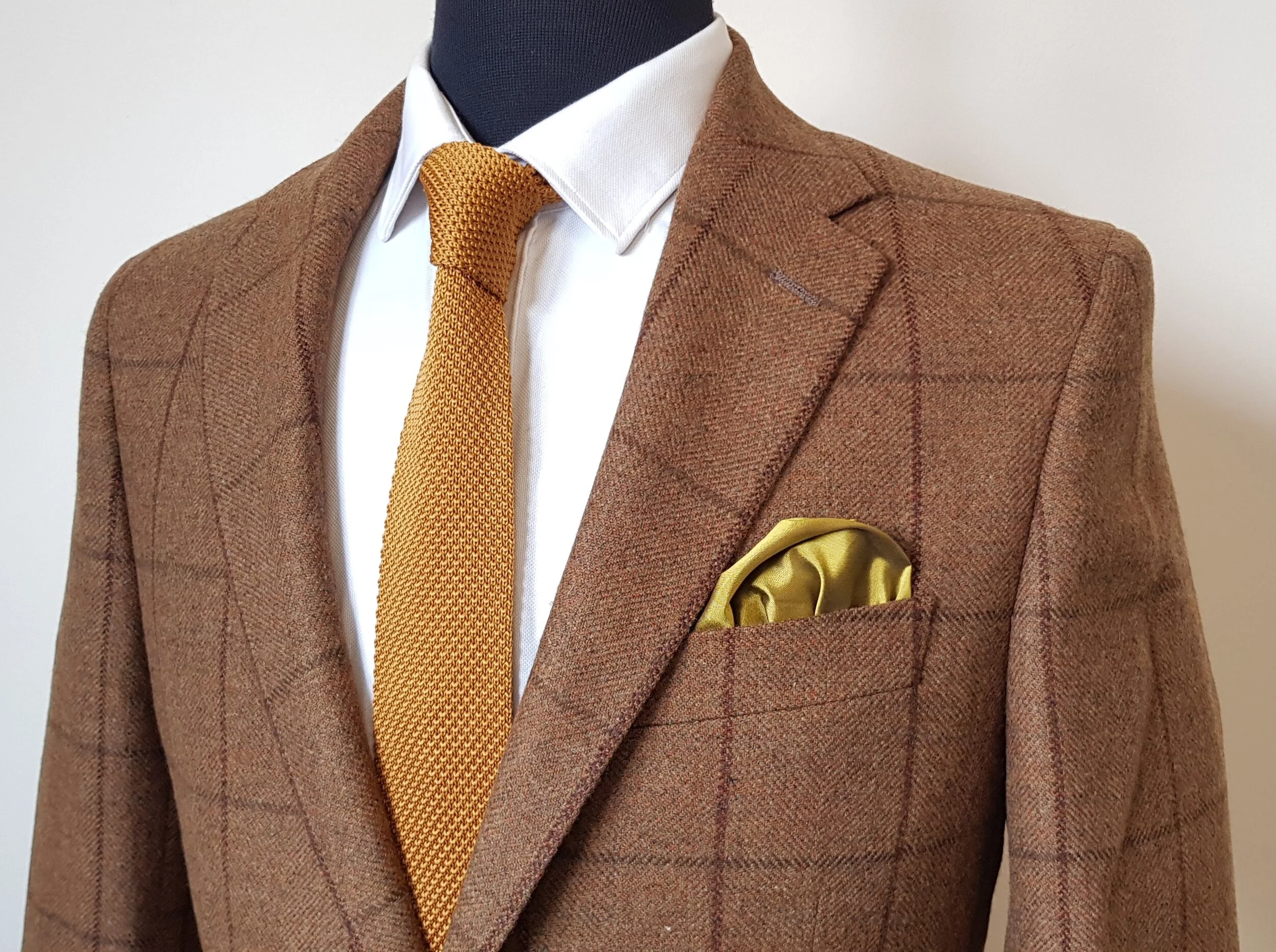 Brown Check Tweed Jacket in Porter & Harding Glenroyal — TWEED ADDICT