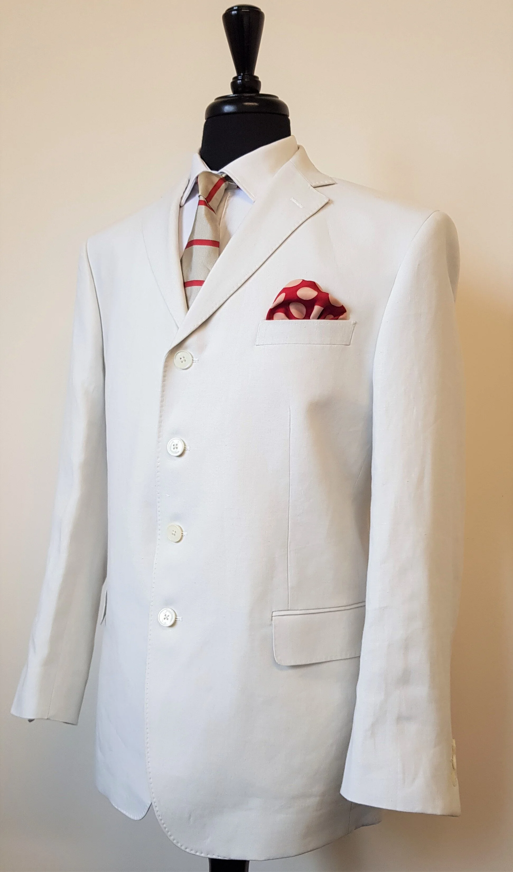 3 Piece Suit in W Bill Irish Linen — TWEED ADDICT