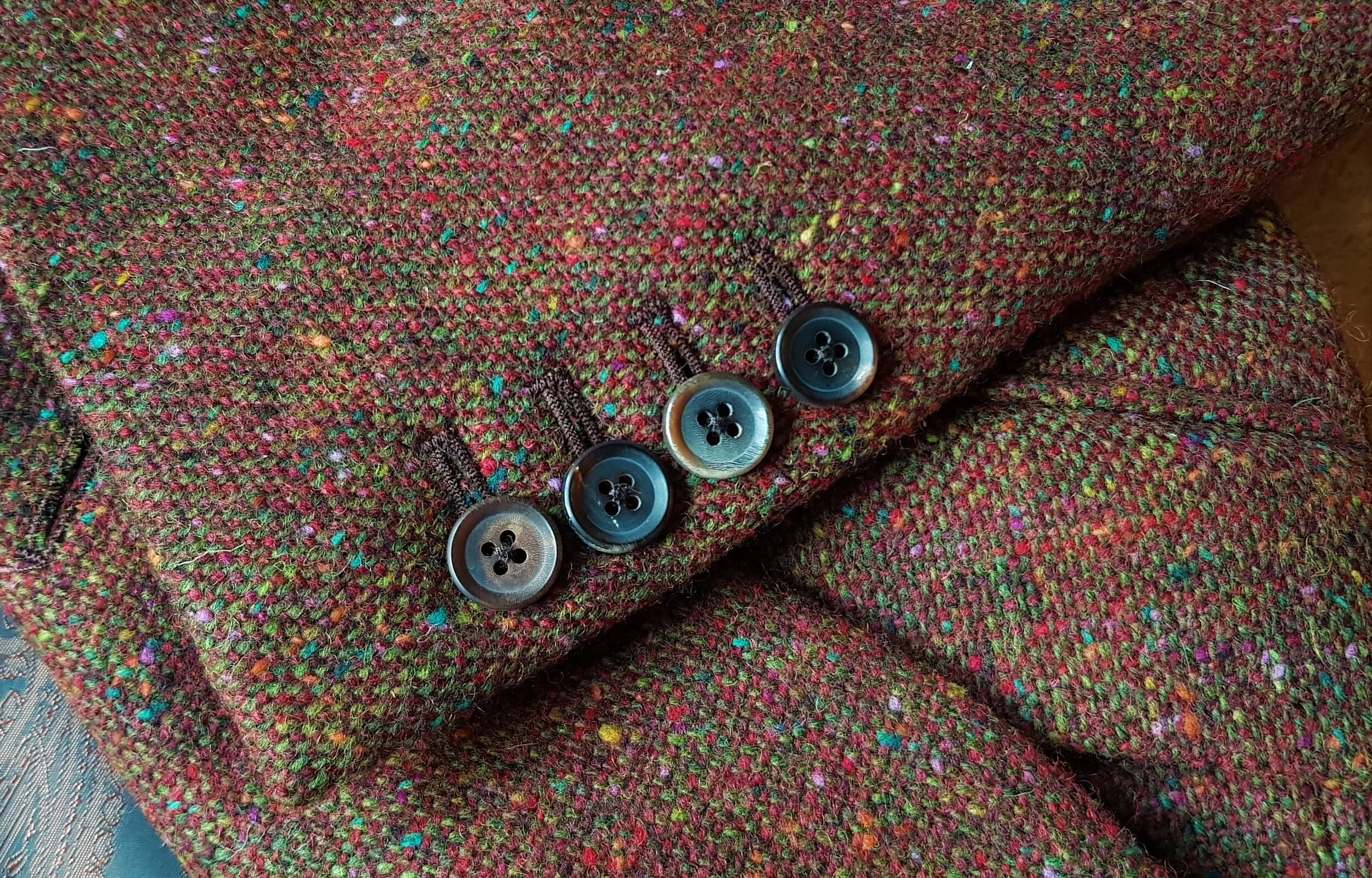 3 Piece Suit in W Bill Donegal Tweed — TWEED ADDICT