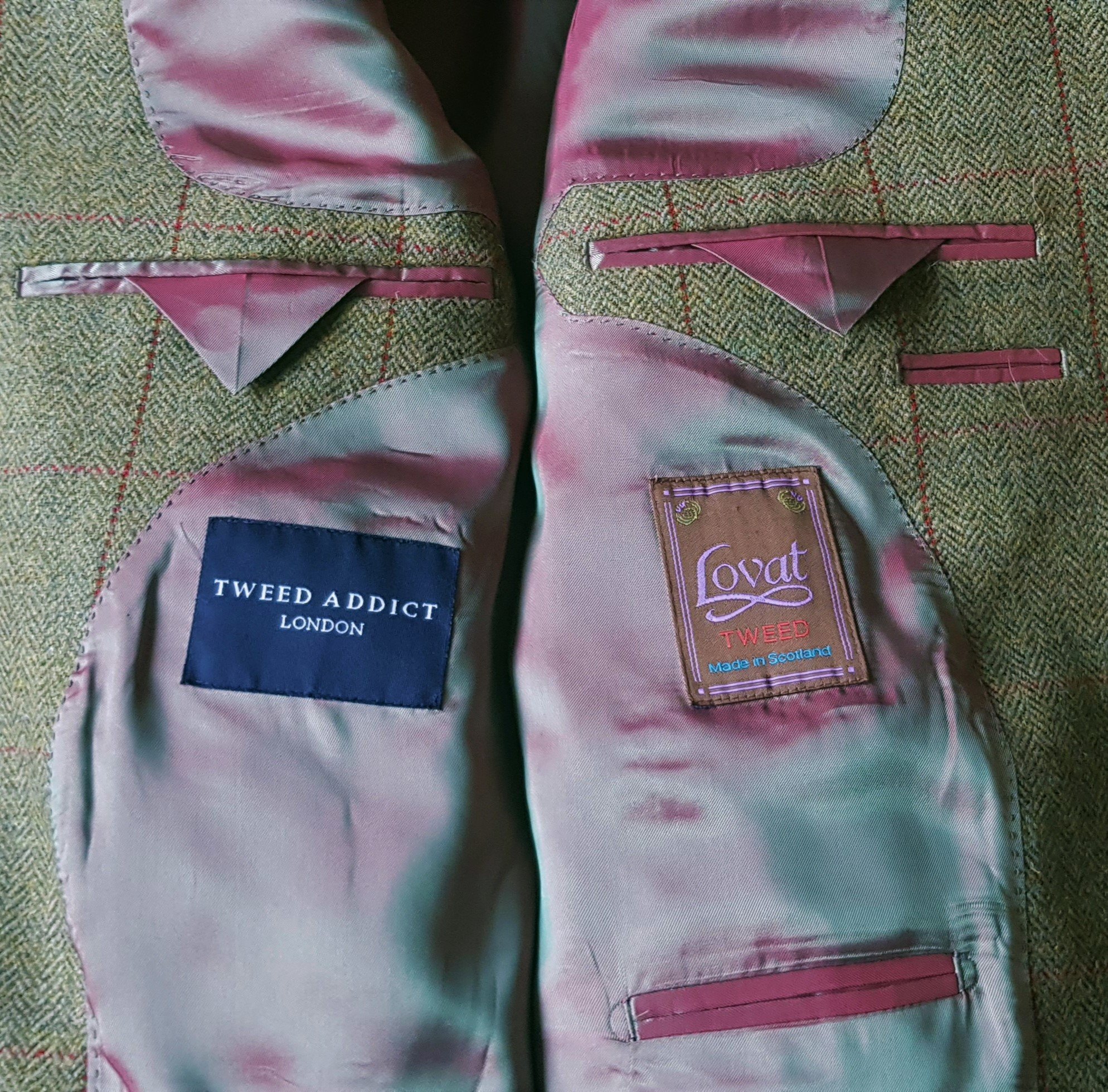 2 Button Jacket in Lovat Mill Kirkton Tweed — TWEED ADDICT