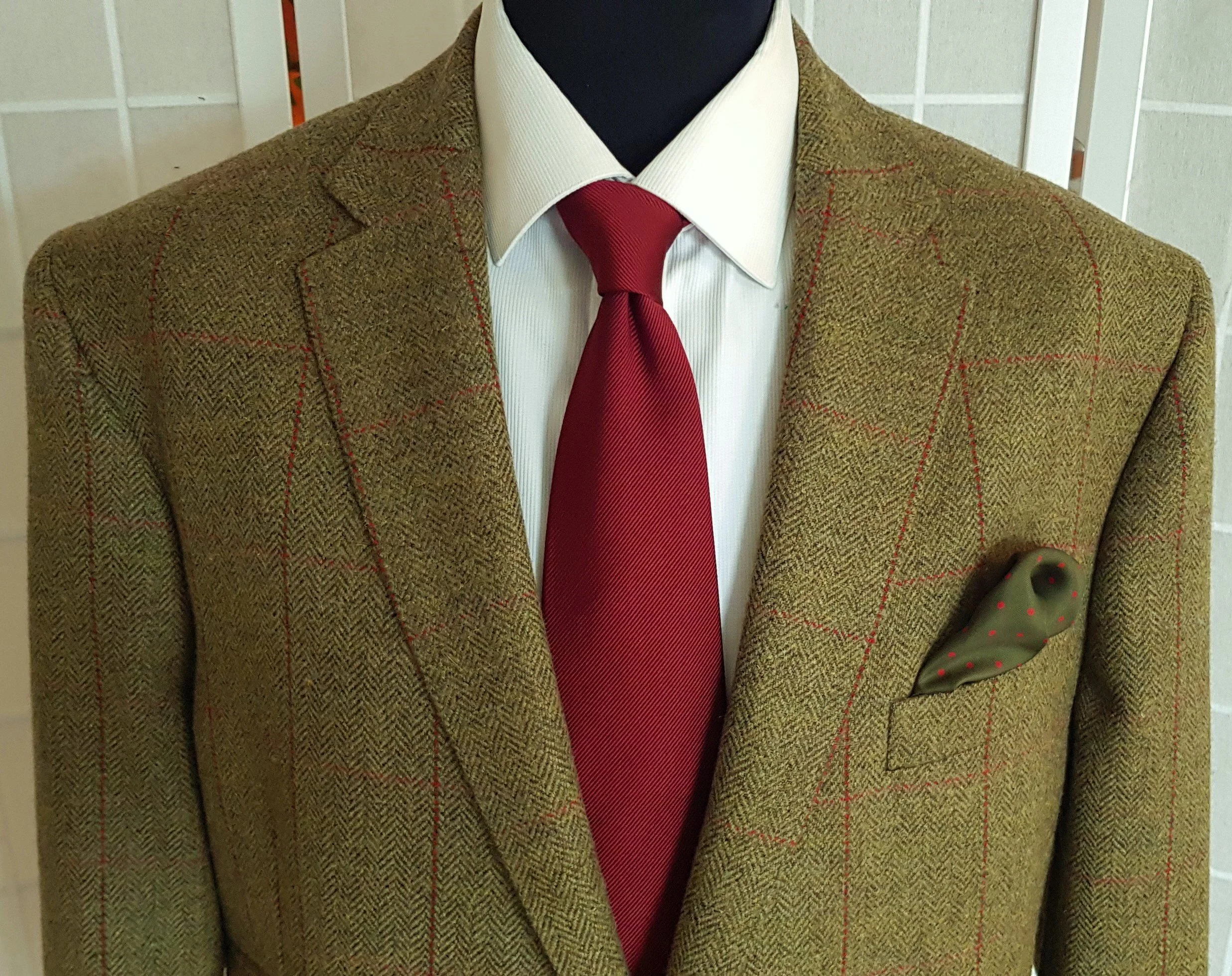 Ready to wear tweed jackets, waistcoats and trousers available now ...