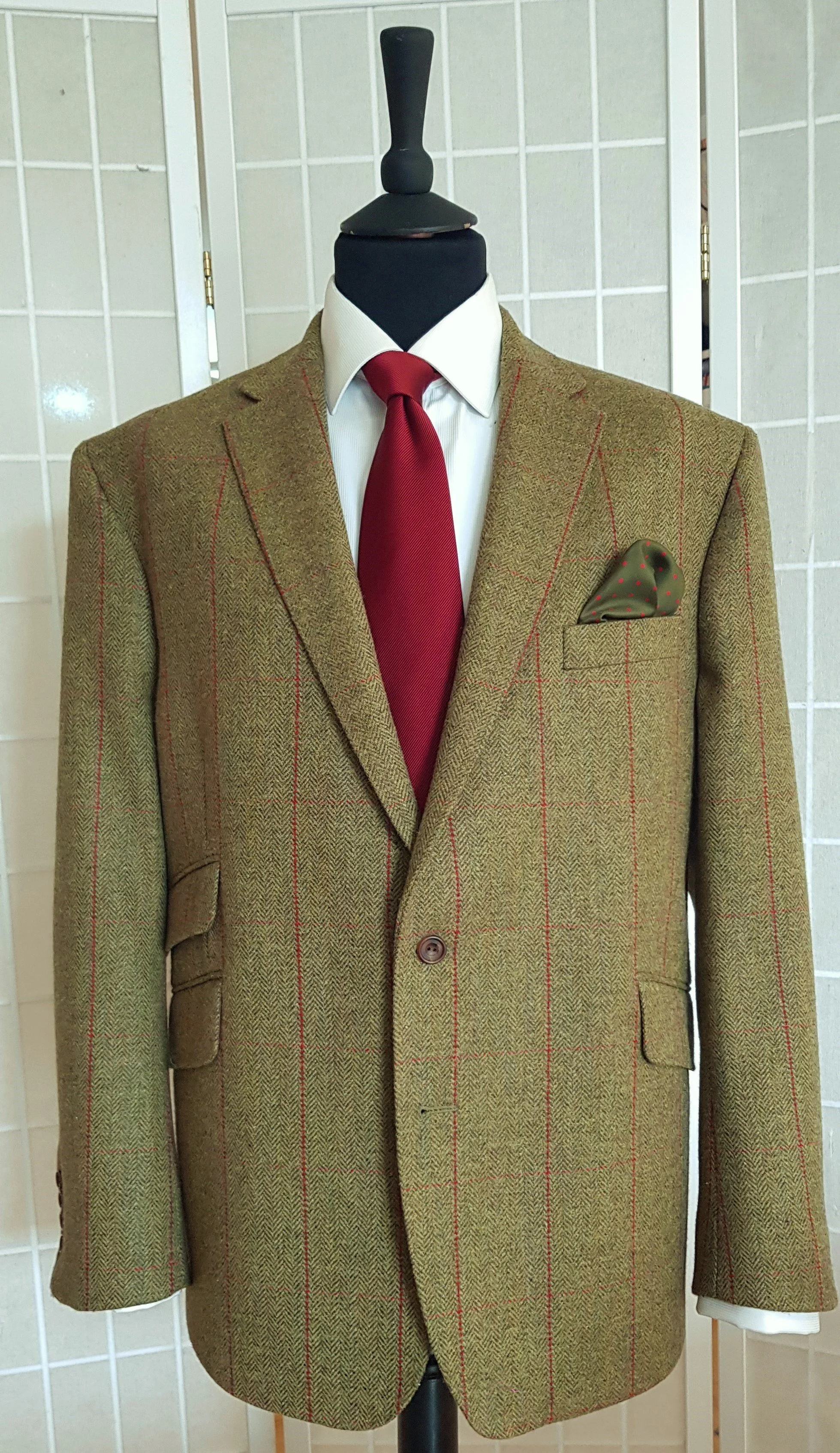 Ready to wear tweed jackets, waistcoats and trousers available now ...