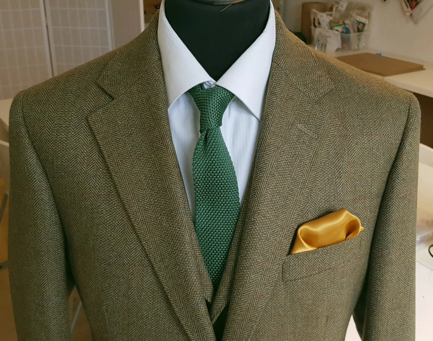 Three Piece Suit in Lovat Mill Teviot Tweed — TWEED ADDICT