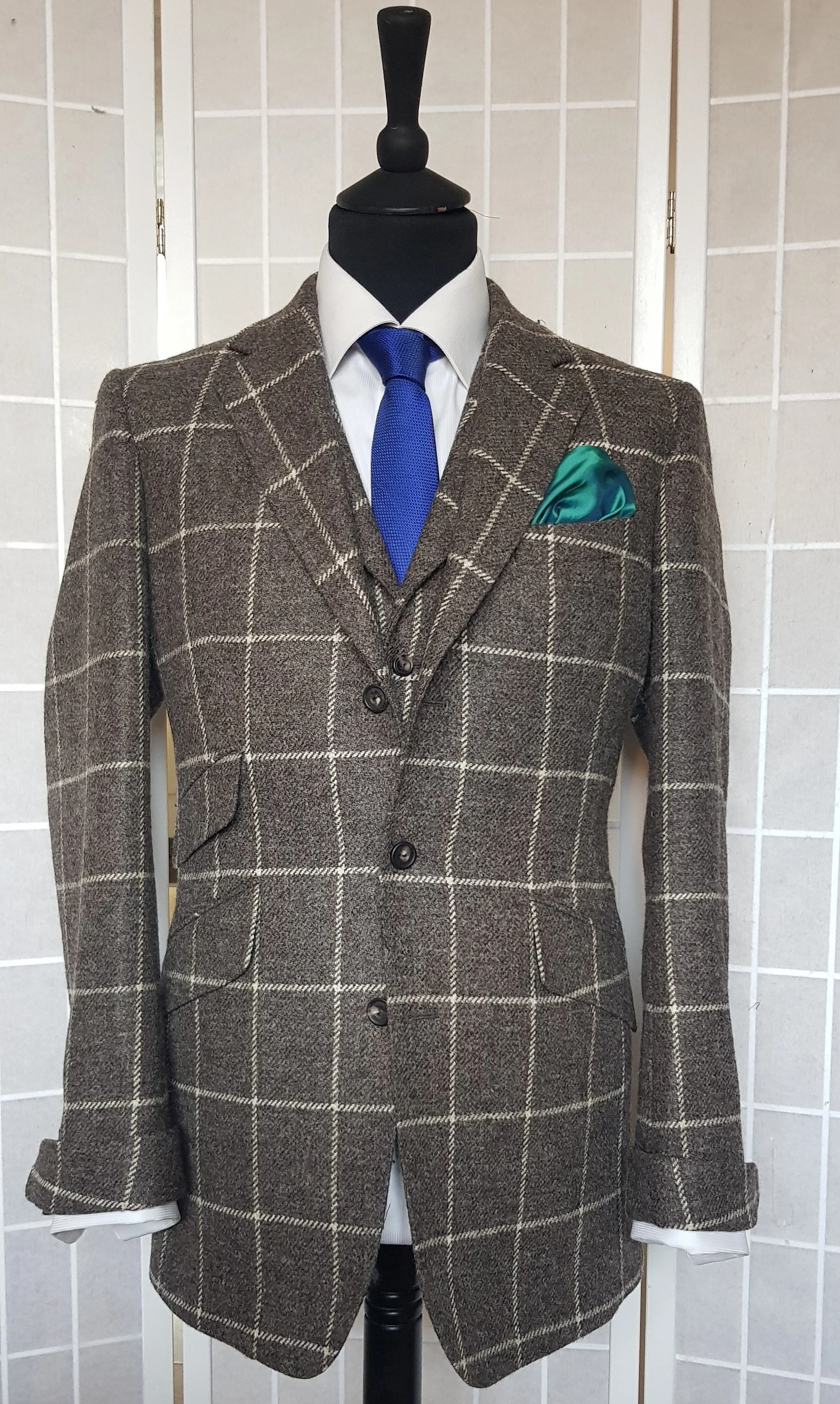 Jacket and Waistcoat in "Ecology" Undyed British Tweed — TWEED ADDICT