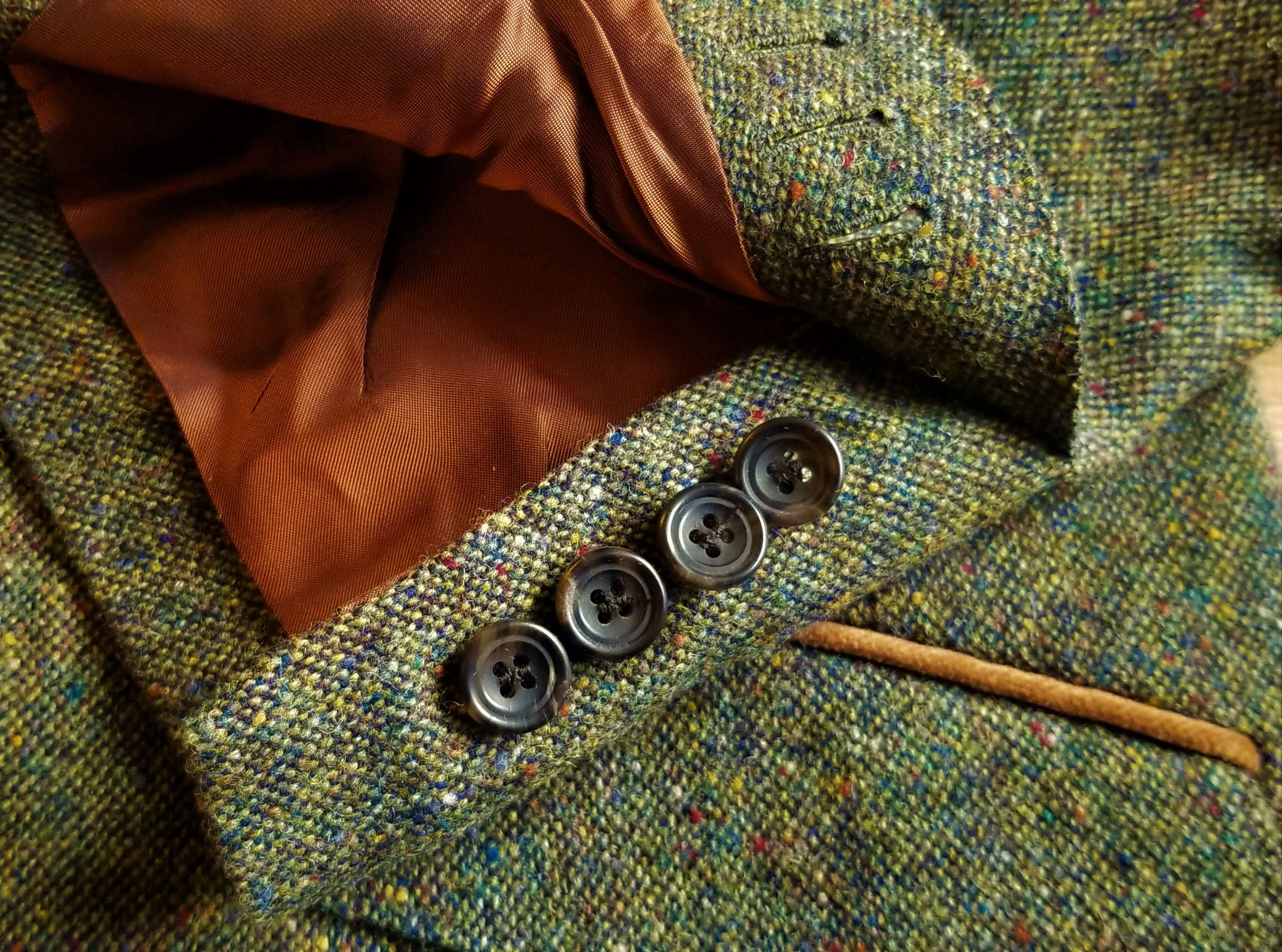 3 Piece Suit in Magee Green Donegal Tweed — TWEED ADDICT