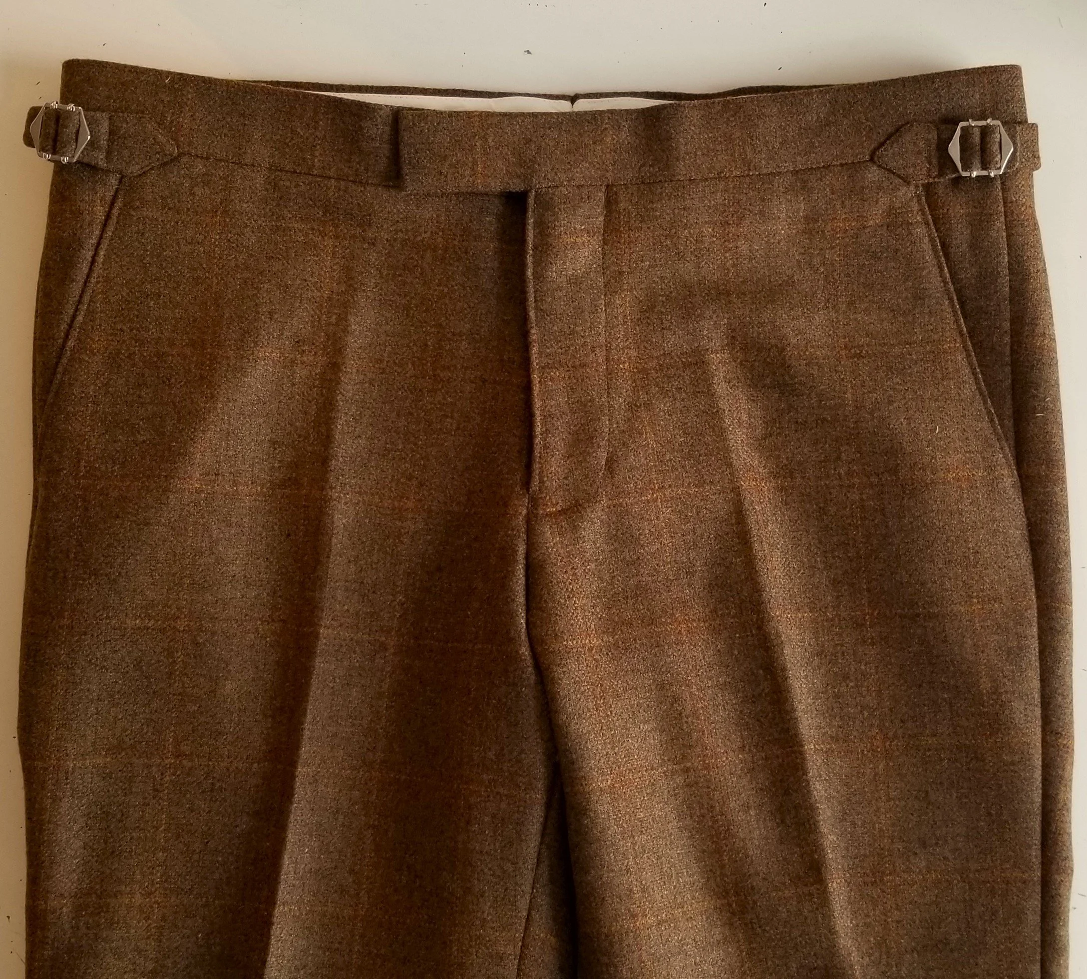 3 Piece Suit in Brown Triple Check Tweed by Lovat Mill — TWEED ADDICT