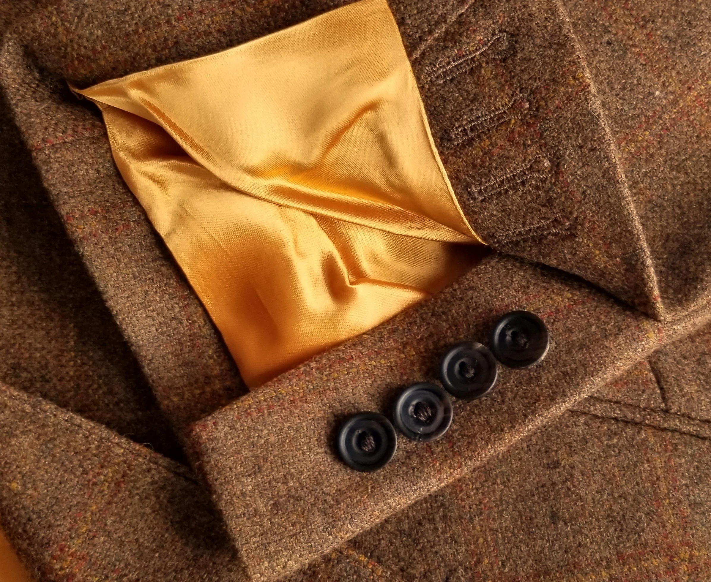 3 Piece Suit in Brown Triple Check Tweed by Lovat Mill — TWEED ADDICT