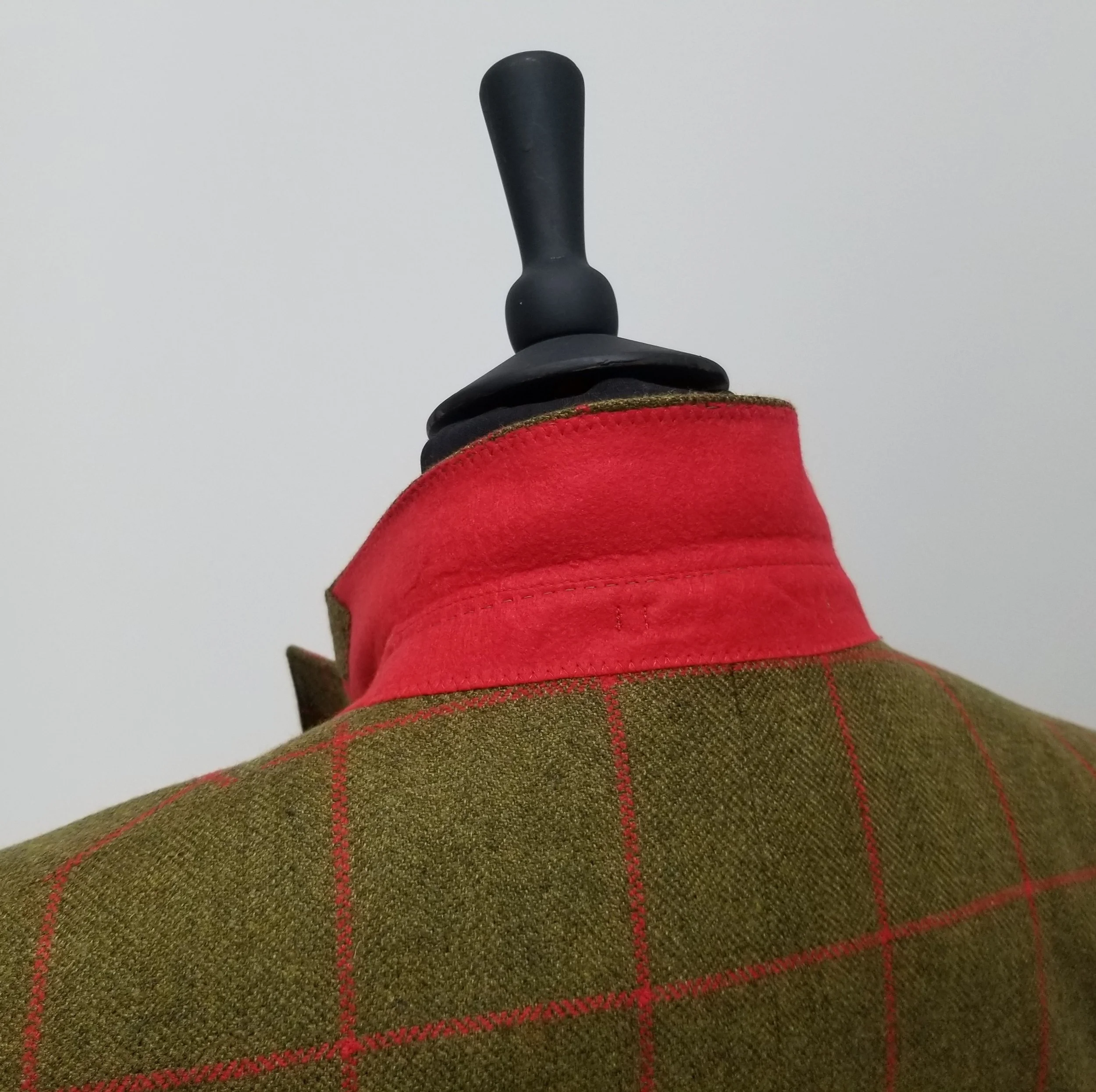 Bold Green and Red Check Tweed Jacket in Porter and Harding Glenroyal ...
