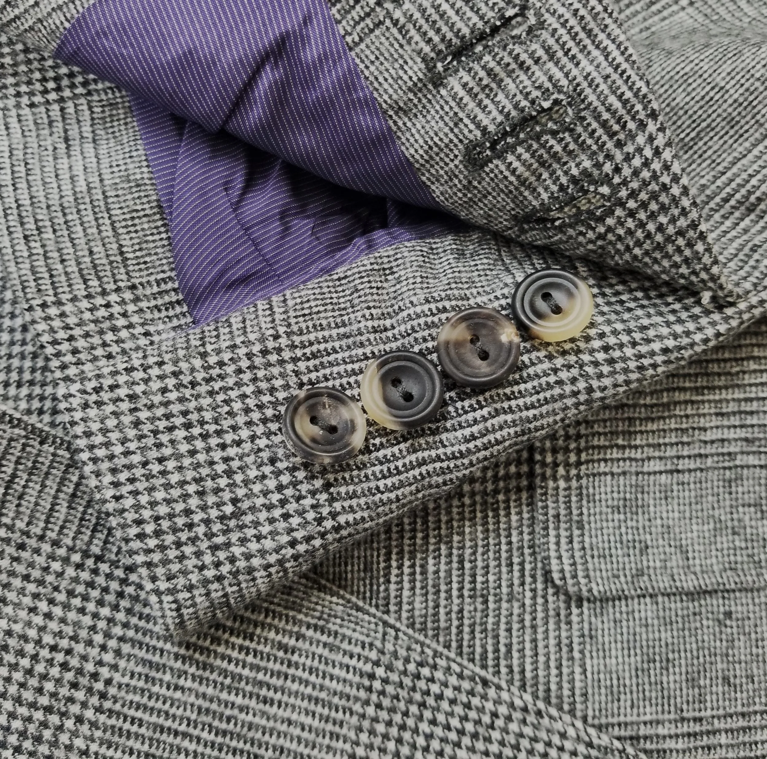 Double Breasted Suit in Grey Fox Brothers Flannel — TWEED ADDICT