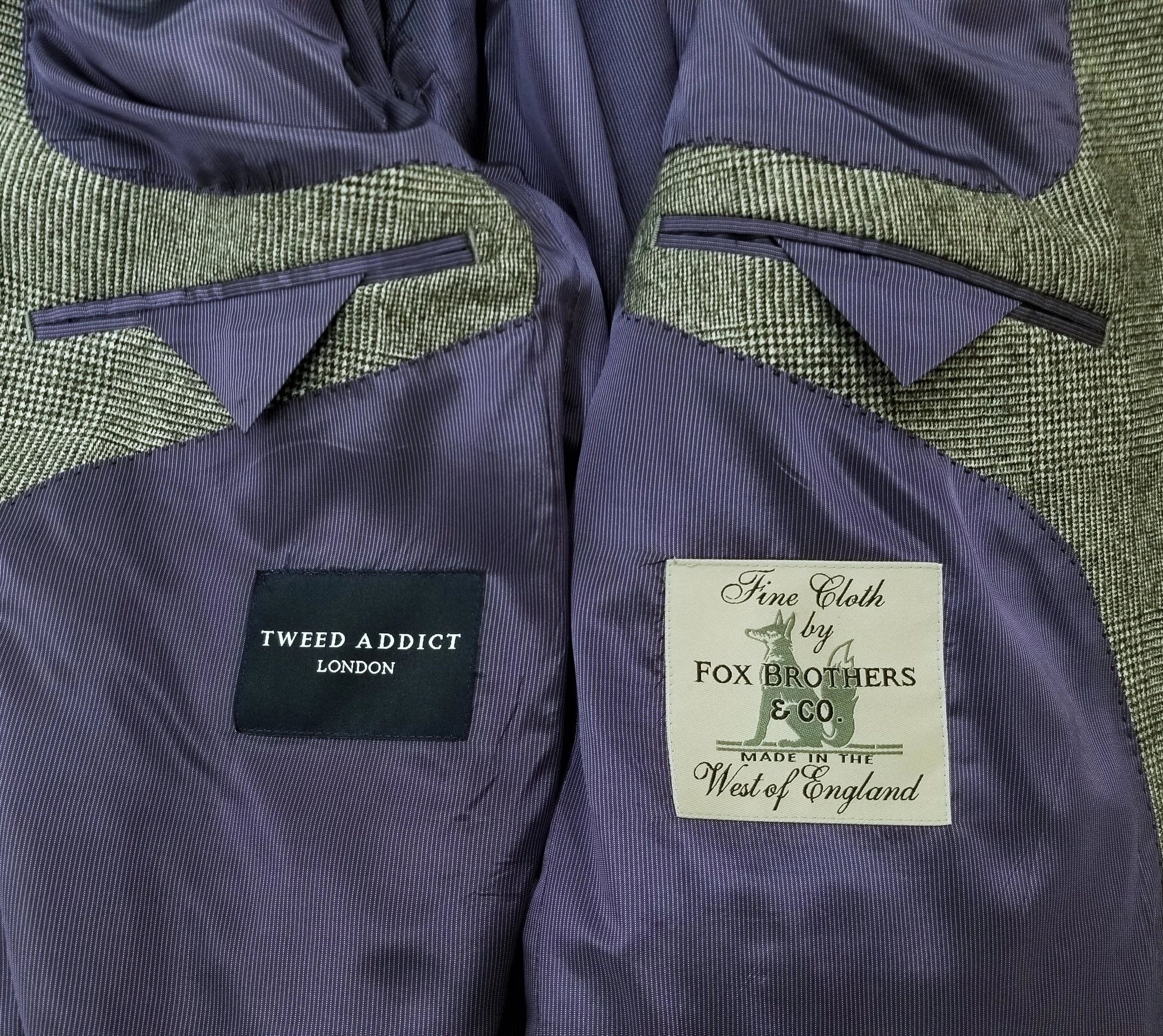 Double Breasted Suit in Grey Fox Brothers Flannel — TWEED ADDICT