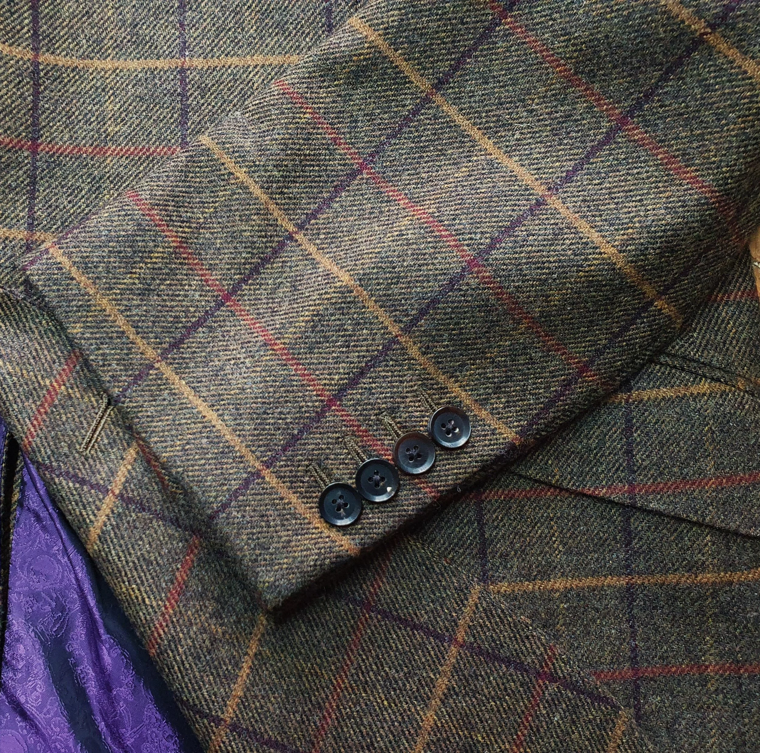3 Piece Suit in Brown Check Yorkshire Tweed — TWEED ADDICT
