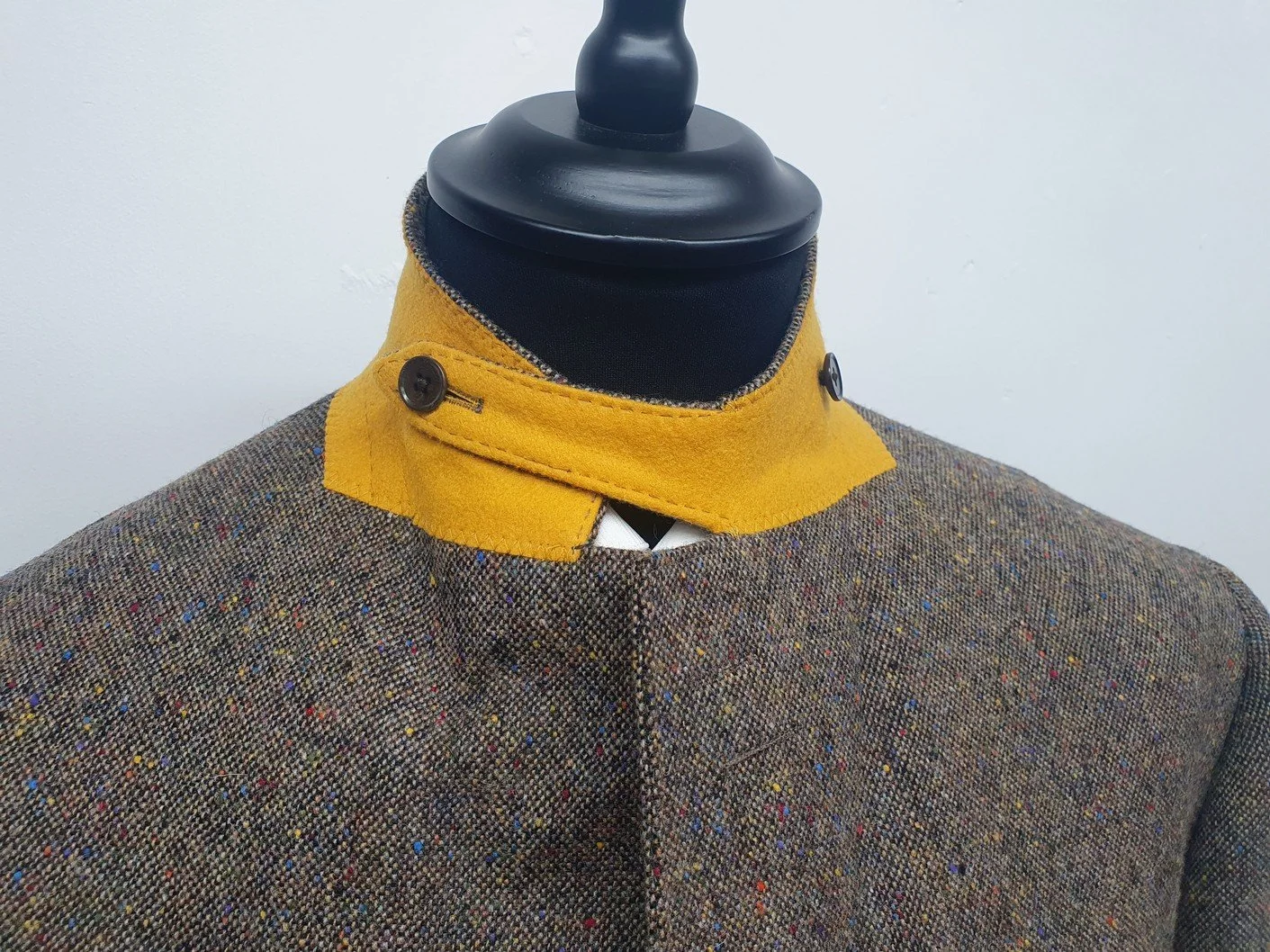 3 Piece Shooting Style Suit in Brown Donegal Tweed by Magee — TWEED ADDICT